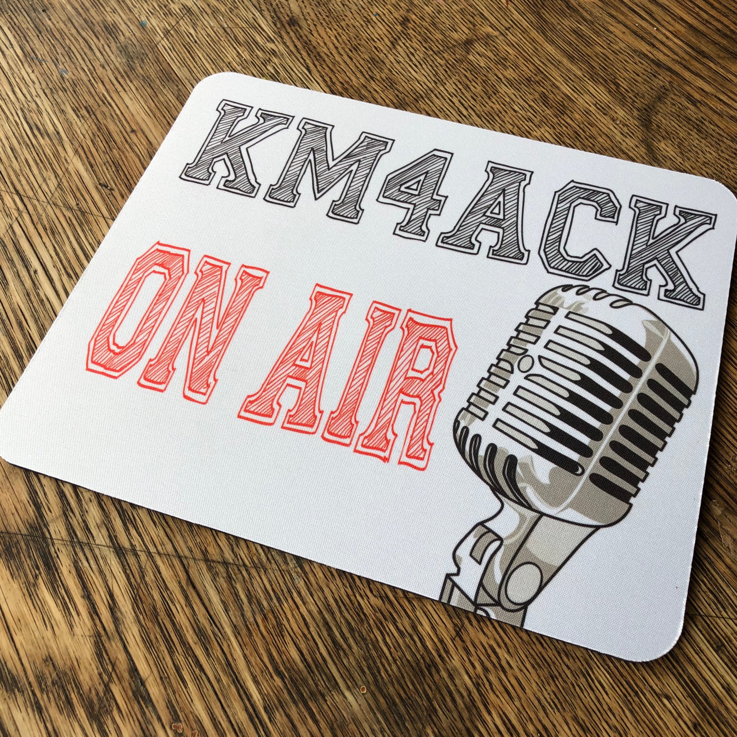 Ham Radio Call Sign Mouse Pad | KM4ACK